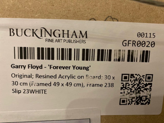 Garry Floyd Original Resined Acrylic on Board Art - 'Forever Young ...